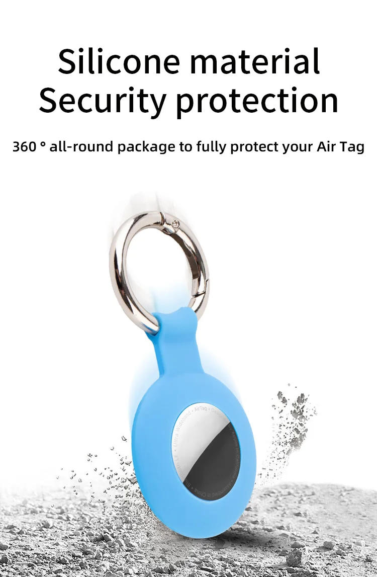 Cute Design Airtag Air Tag Cover Case Accessories Pet Genuine Leather ...