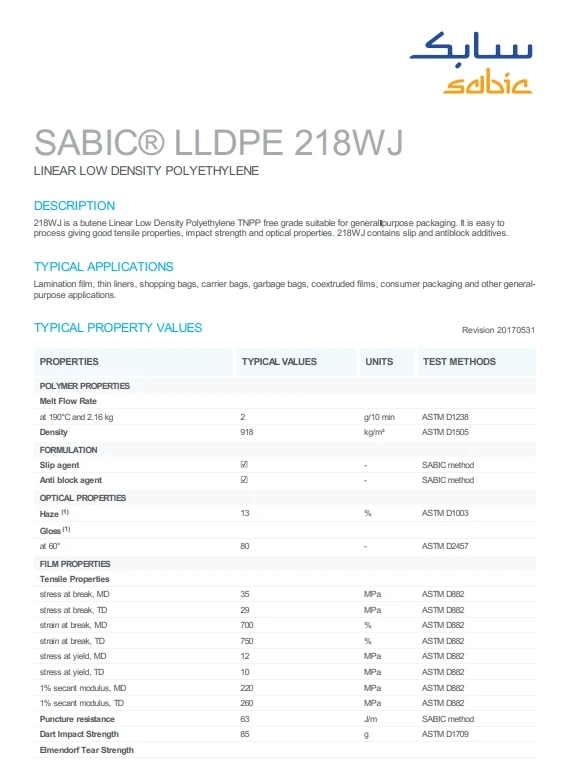 Promotion Recycled Plastic Pellets Linear Low Density Polyethylene Lldpe Granules - Buy Linear ...