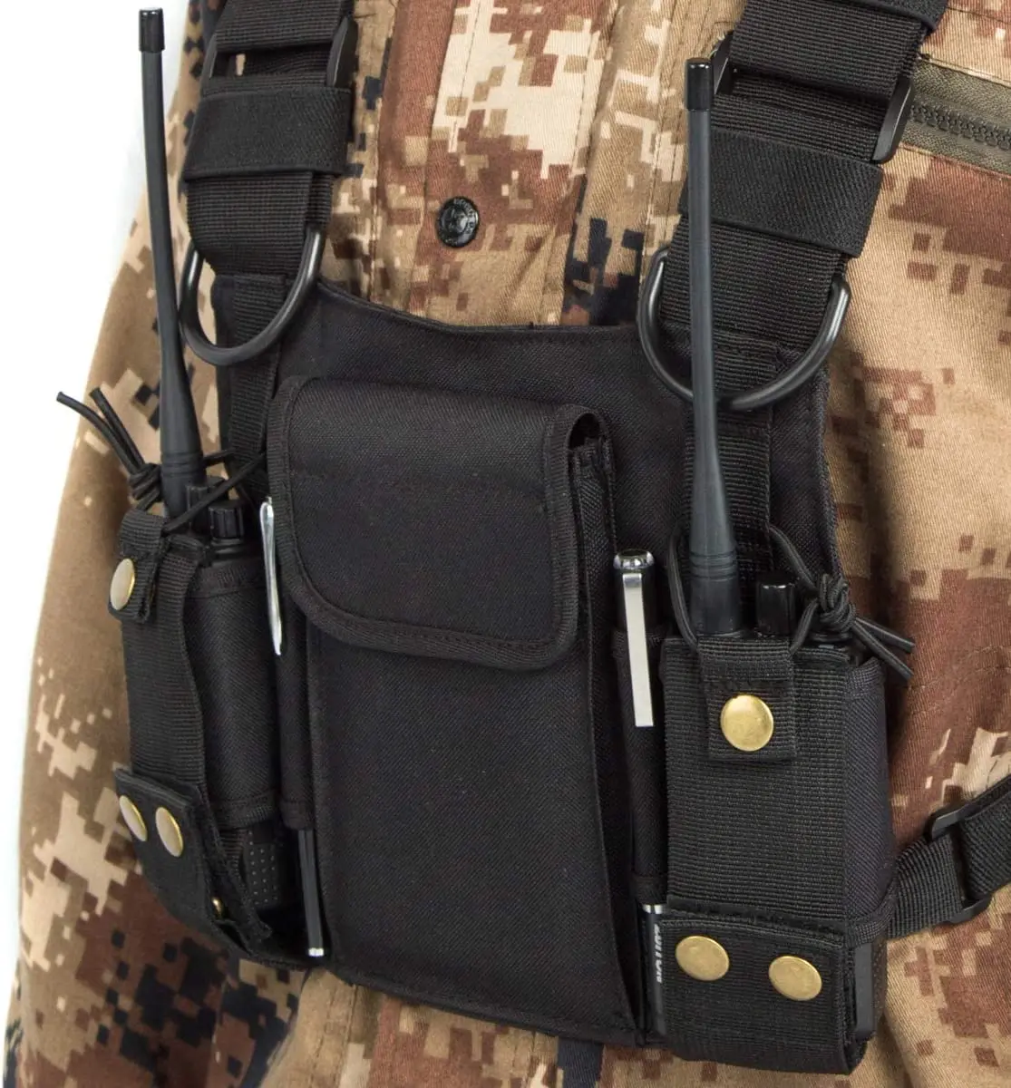 Custom Waterproof Radio Shoulder Holster Chest Harness