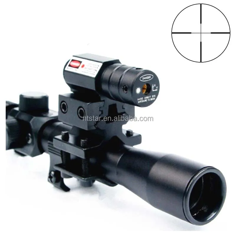 Hot Sale Cheap 4x20 Scope Hunting Scope With Laser Sight Scope Laser Combo - Buy 4x20,Cheap ...