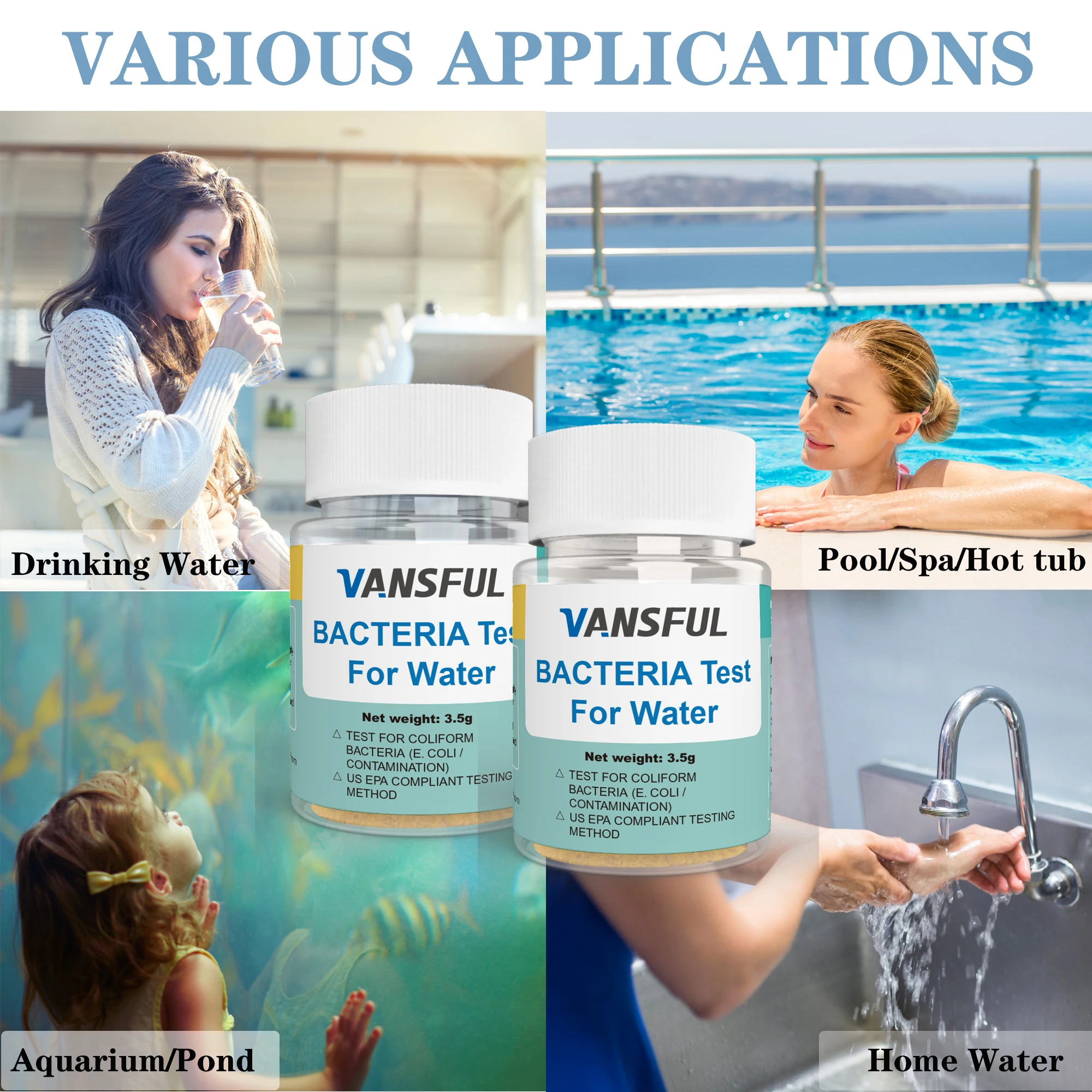 Coliform Bacteria Water Test Kit - Ensure Safe Drinking Water
