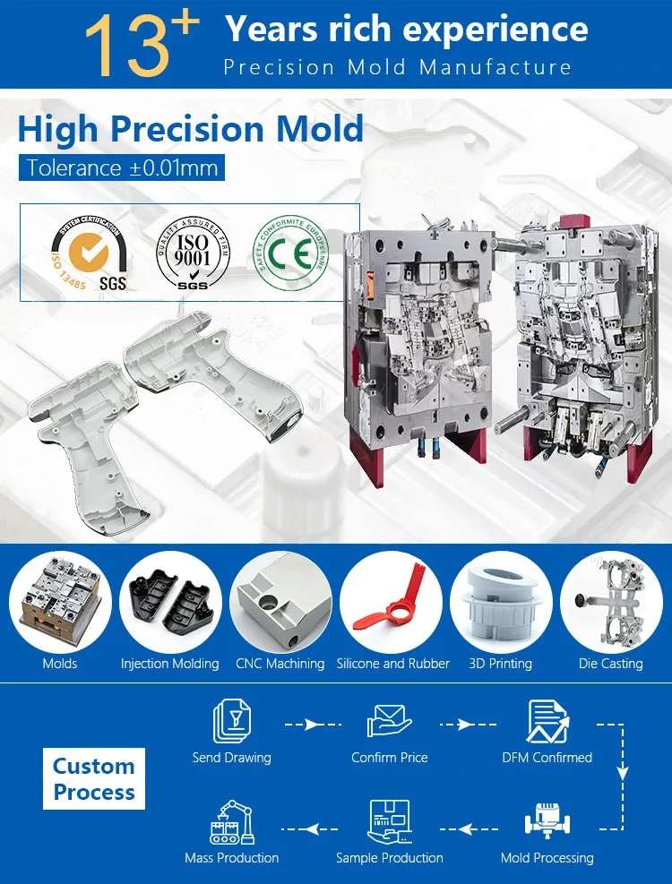 Precision Injection Mold Plastic Injection Mold / Aluminum Mould Making ...