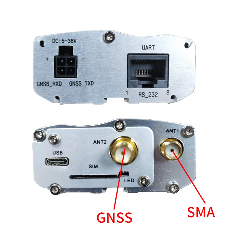 RS232 UART 4G LTE CAT4 Industrial Wireless Modem Quectel EC21/EC25
