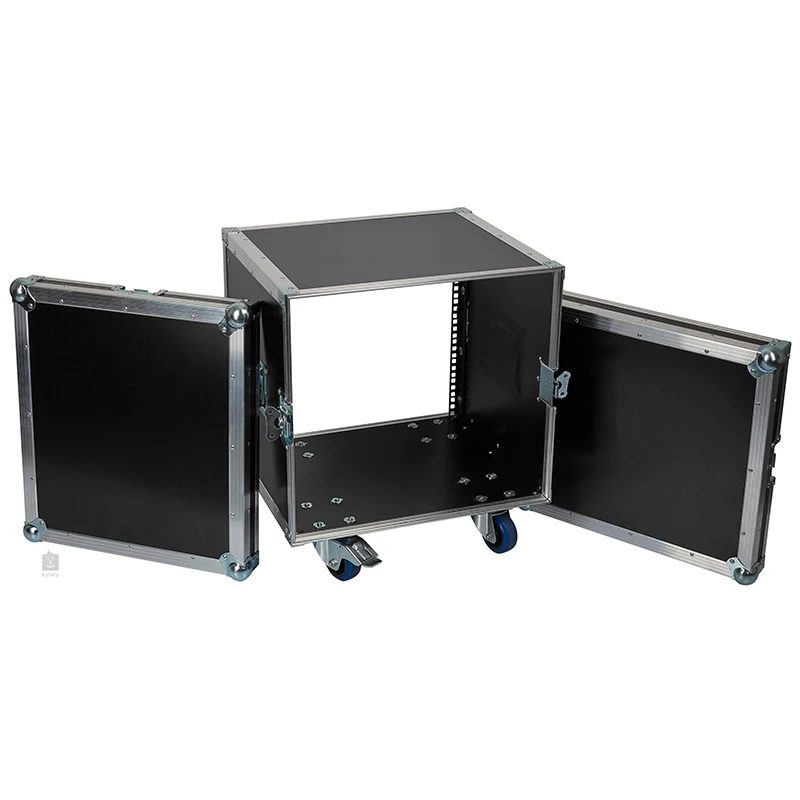 Aluminum 10u Rack Case Audio Heavy Duty 10 Space Ata Rack Case With 4 ...