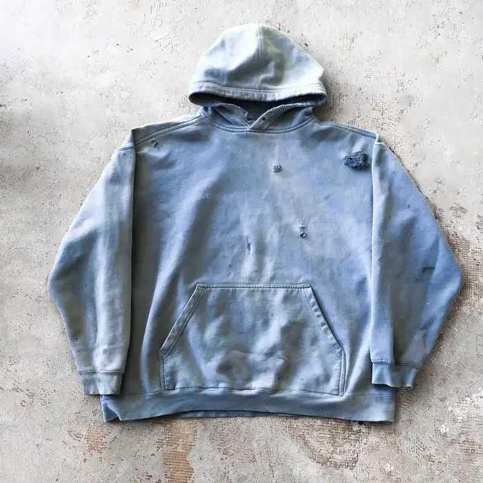 Hoodie Manufacturer Stone Washed Distressed Sweatshirt Heavyweight ...