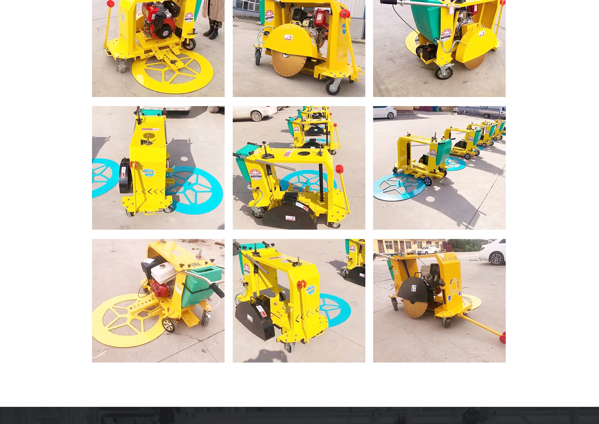 Road Manhole Cover Cutting Machine Road Cellar Round Cutting Machine ...