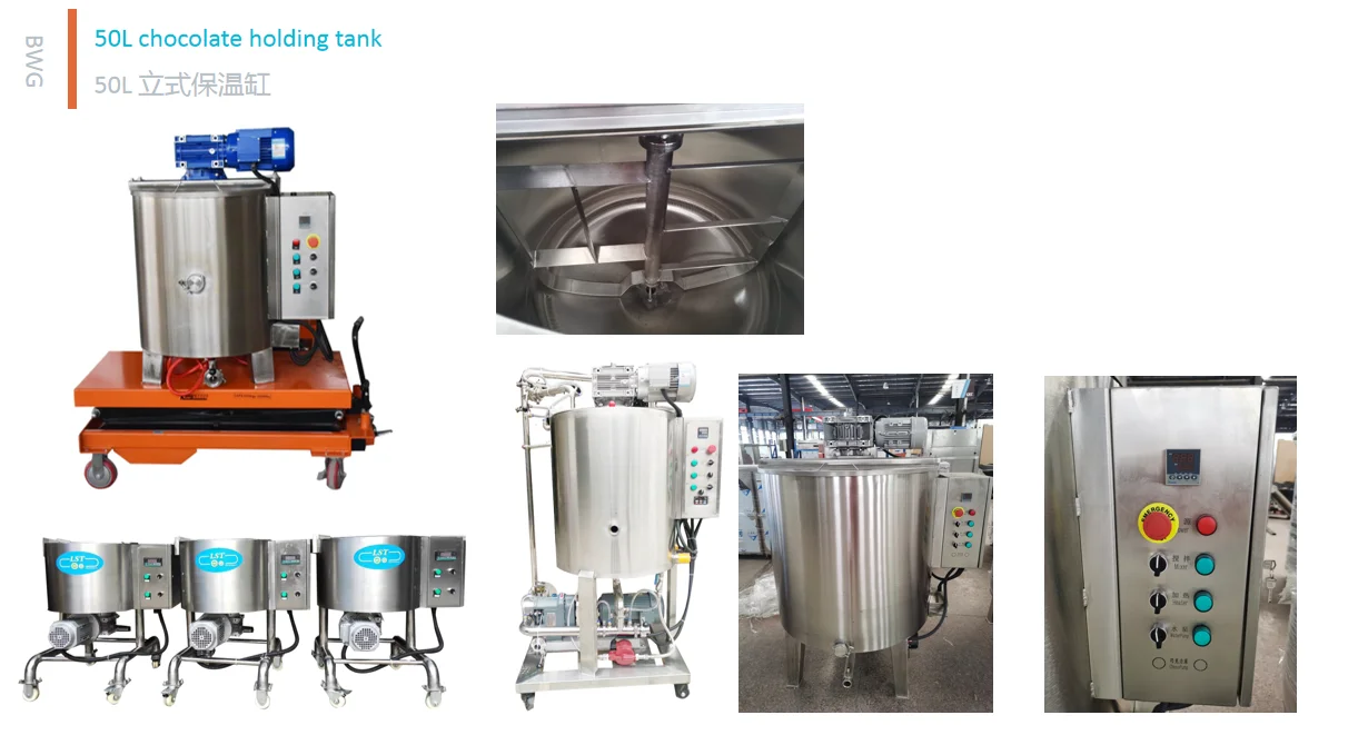 LST Small Movable Chocolate Storage tank Chocolate Melting Tank 50L ...