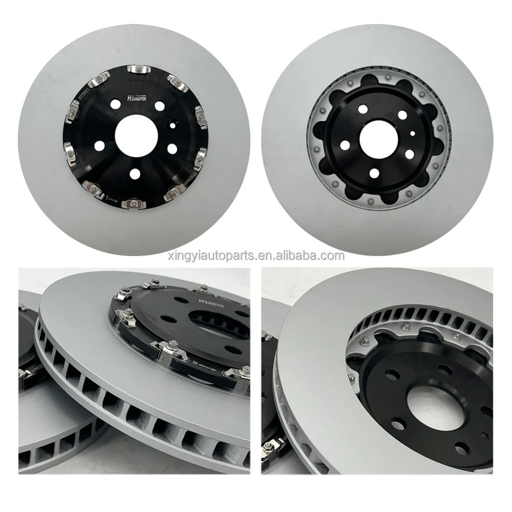 Hsingyik Full Float 2 Piece Rotor Right And Left Rear Brake Disc For ...