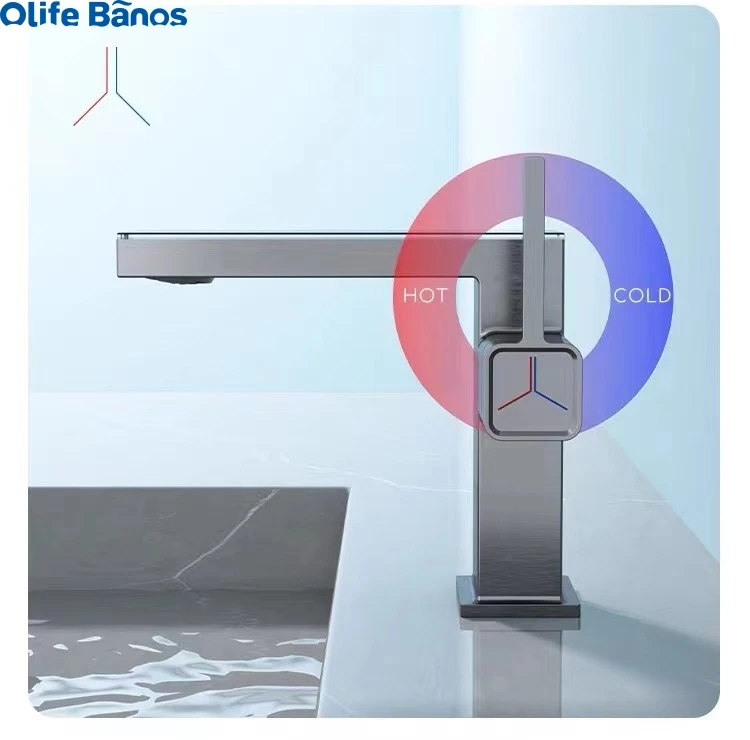 Olife Banos New Design Modern Washbasin Faucet - Black Mixer
