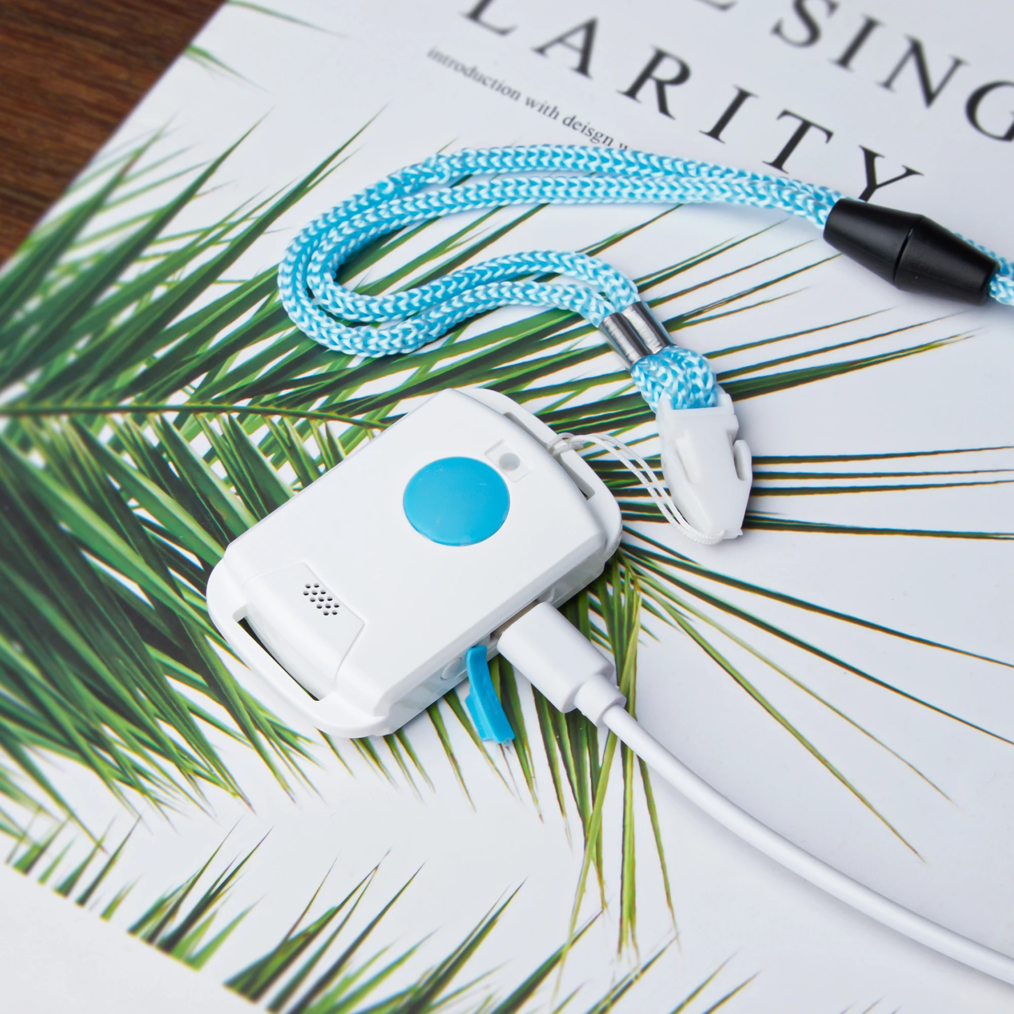 Portable Wearable Remote Control Sos Panic Button Alarm One Key ...