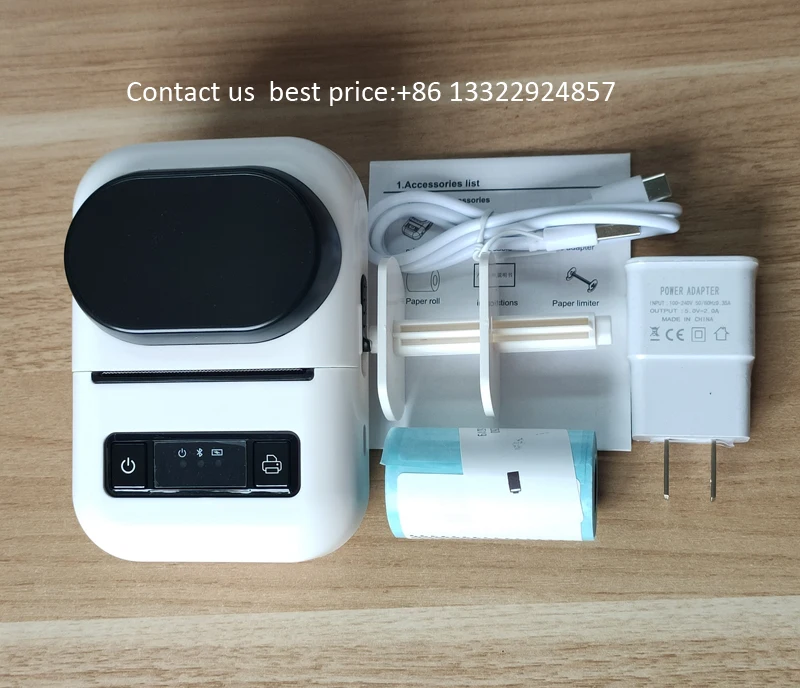 Logo Customization Thank You Clear Waterproof Label Printer Thermal ...