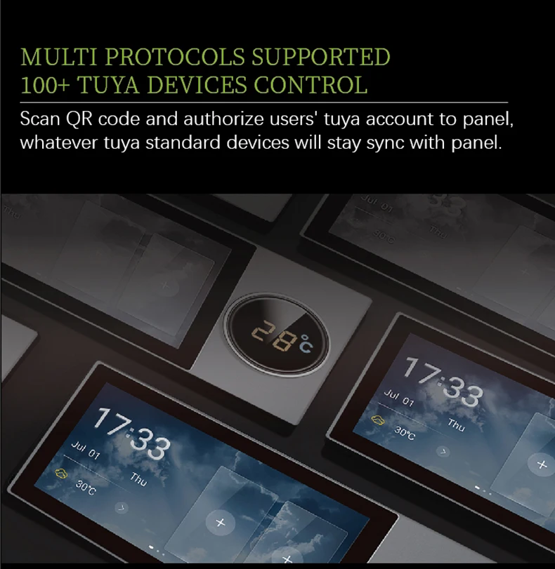 Smart Home Control Panel,10 Inch Dimmer And Background Music Player ...