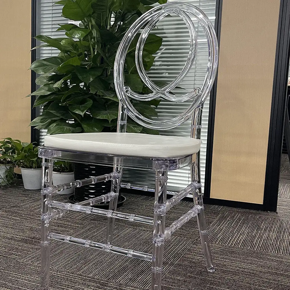Hotel Luxury Stackable Wedding Event Transparent Chairs