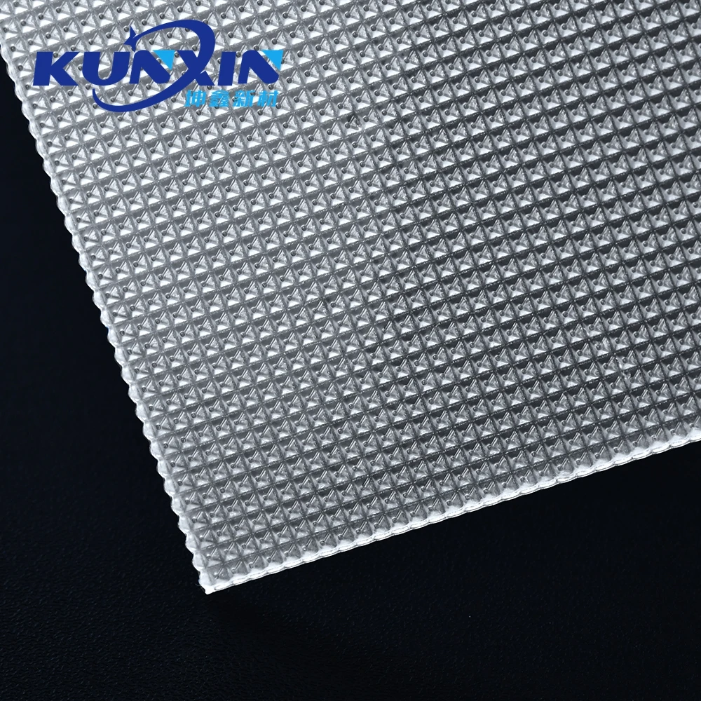 Hot Sale Led Light Plastic PMMA Textured Sheet Acrylic Prismatic Plate ...