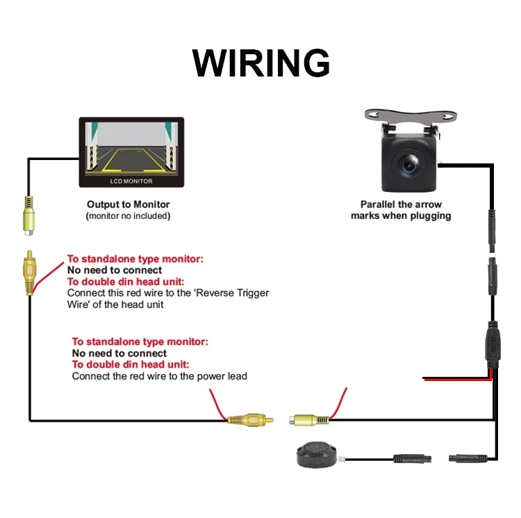 2023 Ai Reverse Camera Night Vision Parking Sensor Ai Reversing Camera ...