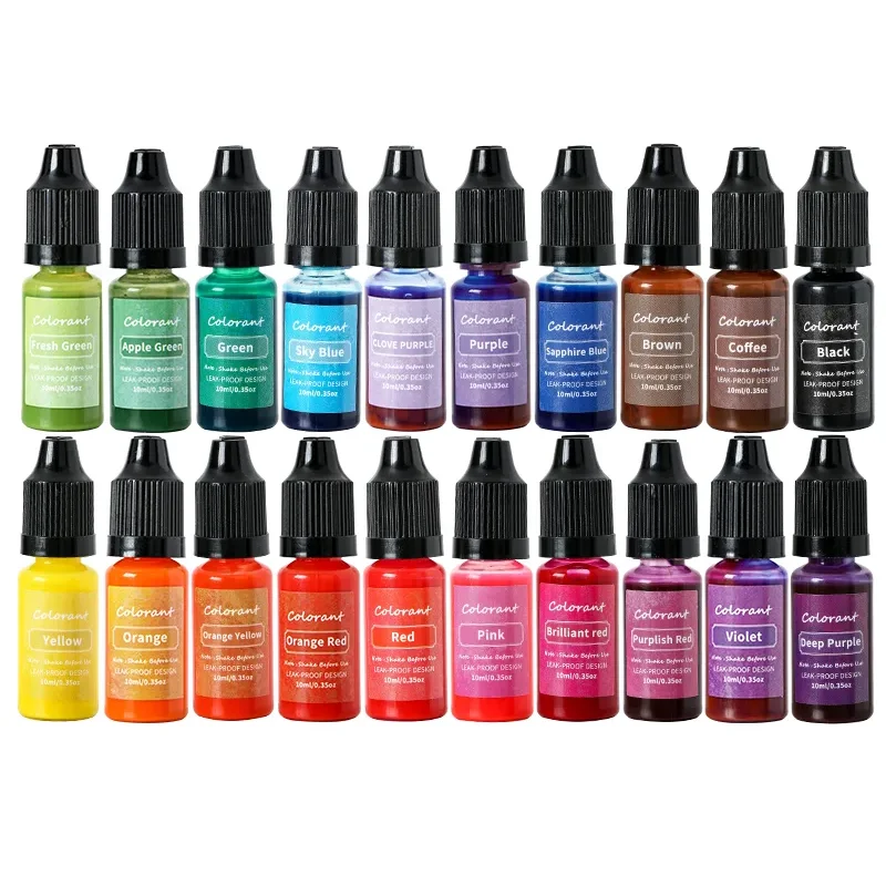20 Colors 10ml Concentrated Liquid Candle Dye Aromatherapy Candle ...