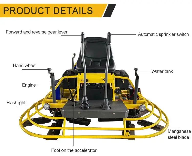 Factory Float Concrete Helicopter Machine Power Trowel Wholesale ...