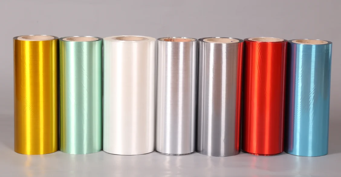 Christmas Decorative Color Film Colorful Aluminum Metallized Film ...
