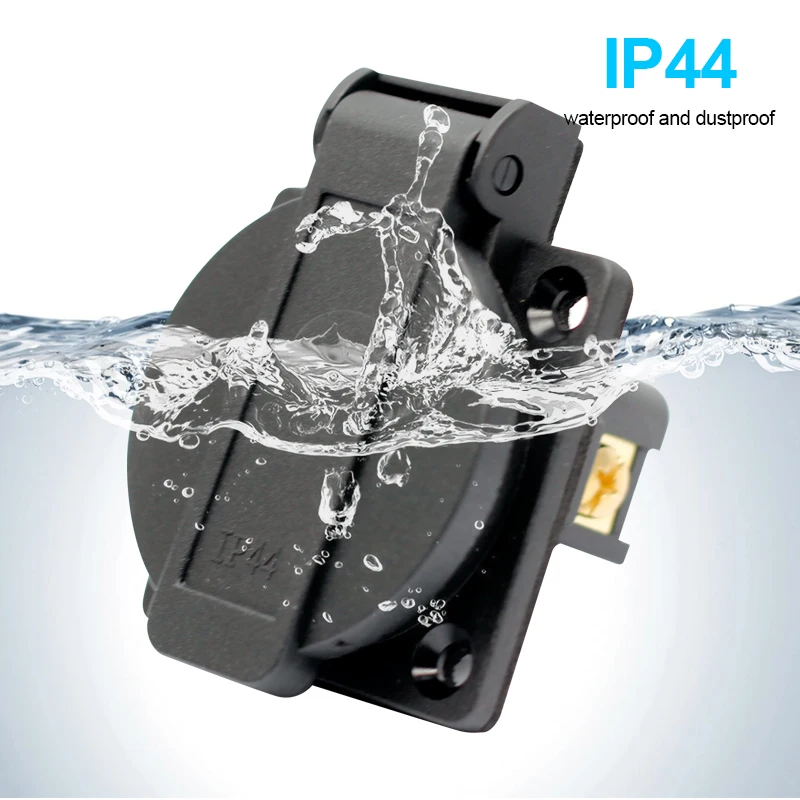 American NEMA 5-15R 15A 125V IP44 US Power Receptacle