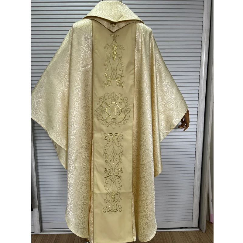 Gold Chasuble Catholic Church Father Priest Chasuble With Stole Buy