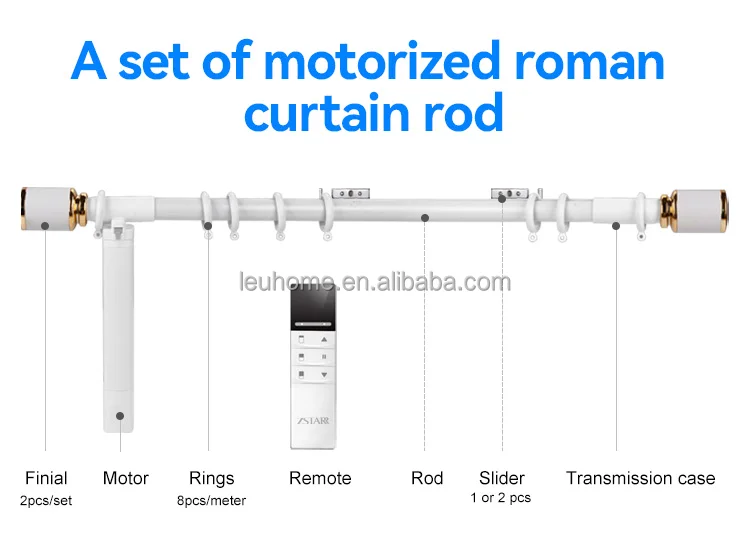 Smart Motorized Curtain Rods - Alexa Compatible Solutions