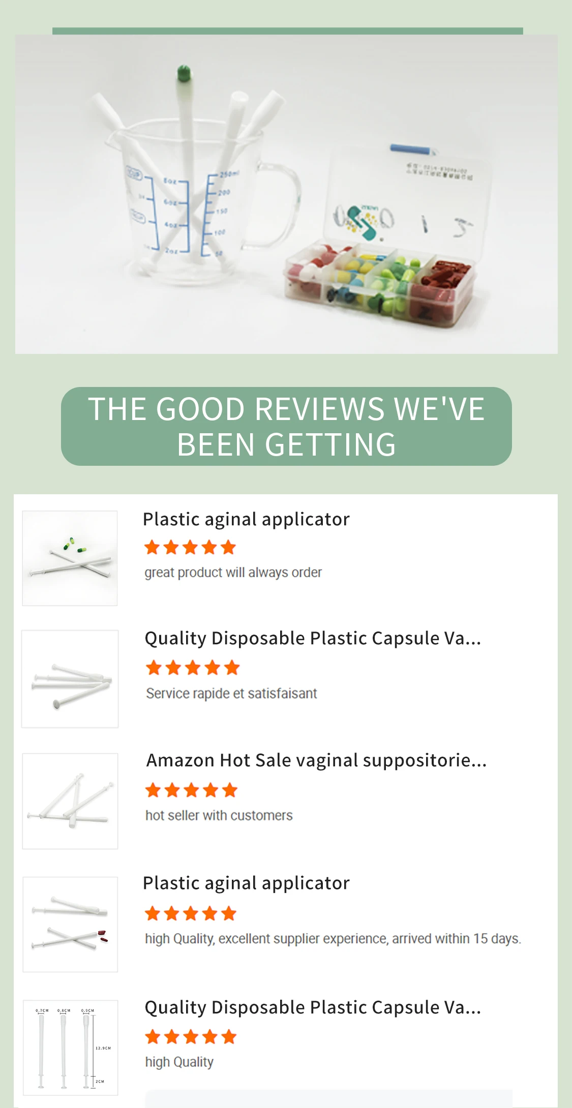 Yoni Pop Applicator Suppositories Vaginal Applicator For Boric Acid ...