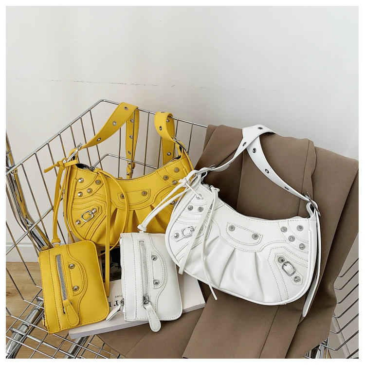 2022 Hot Selling Summer New Arrivals Rivet Fashion Luxury Purse Trendy ...