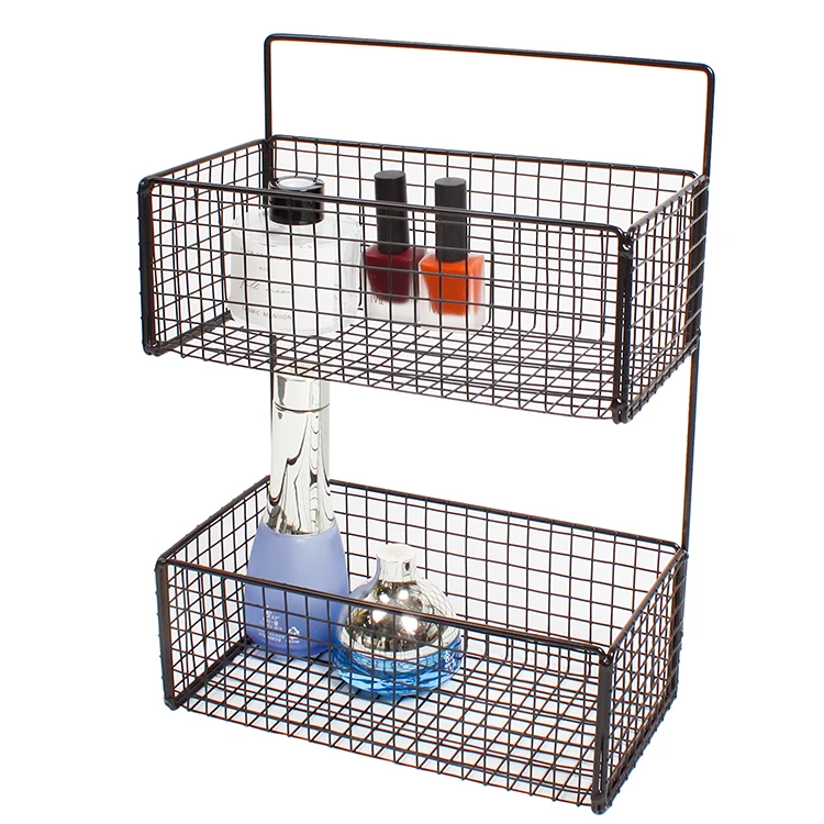 Greenside Wholesale 2-tier Plastic Bathroom Rack Shelf With Push Wheels ...