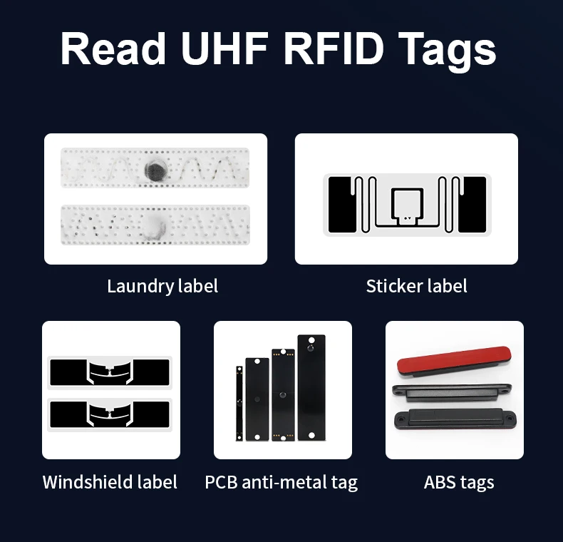 UHF RFID Built in E710 Chip Long Range 9dbi Antenna Integrated Reader ...