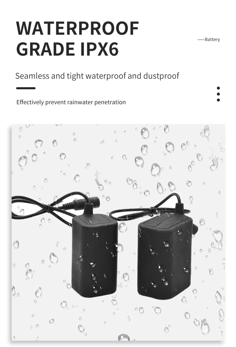 Wellgo Rechargeable 18650 Battery Pack 6x18650 8.4v 6ah 8ah 10ah Led ...