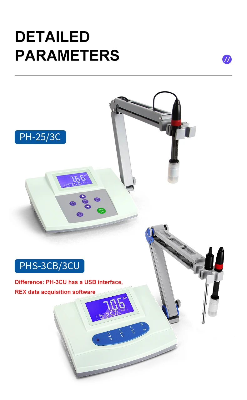 Laboratory Cheap Price Ph Meter Bench Digital Bante PH-3C Model