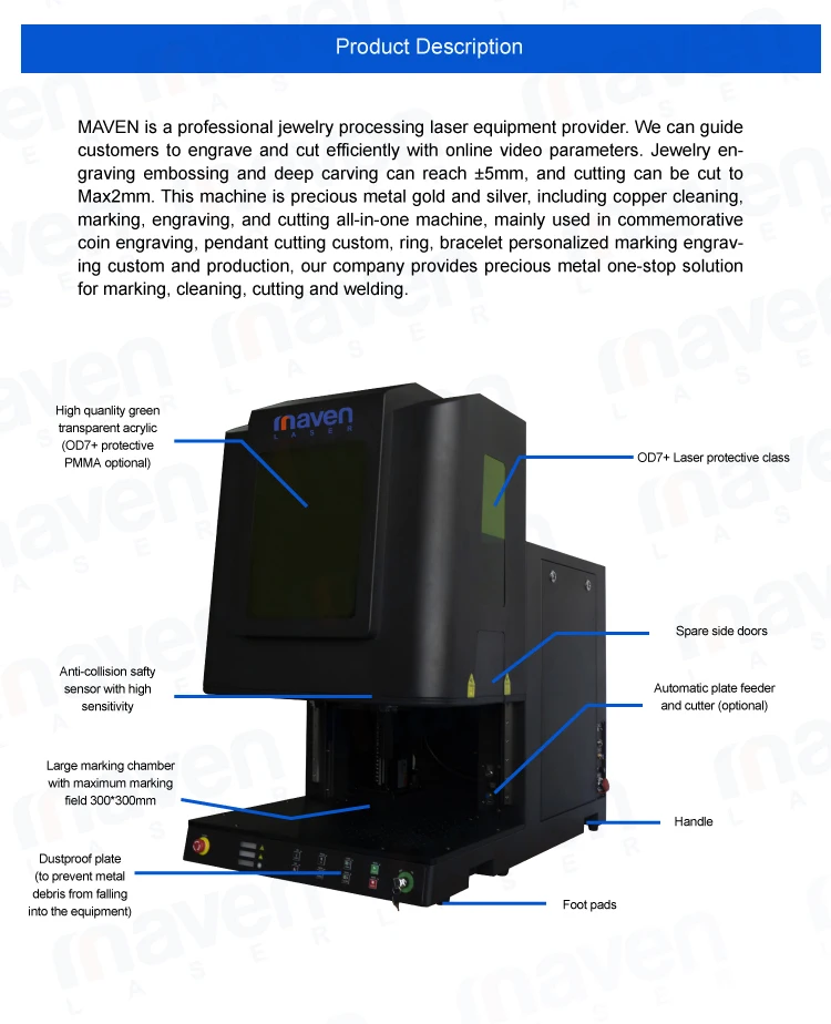 200w 3d Scanlab Enclosed Benchtop Laser Cutting Machine - Buy 200w Co2 ...