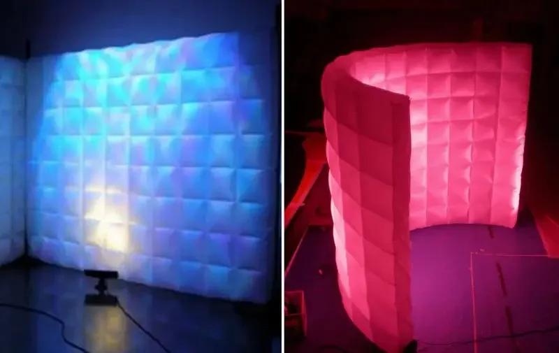 Portable Led Light Photobooth Enclosure Backdrop For Party Wedding ...