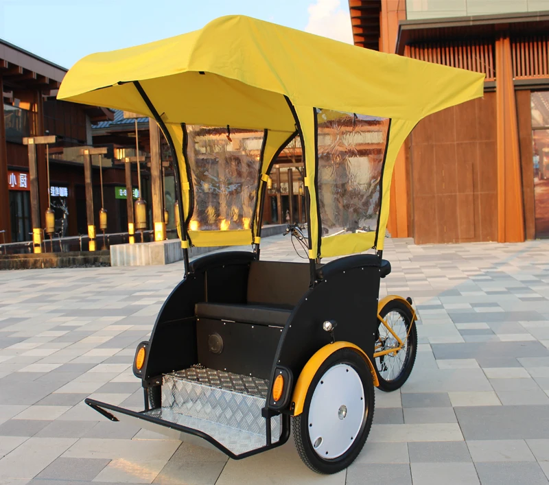 Electric Rickshaw with Front Seat Pedicab for Passenger