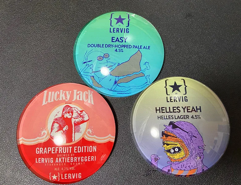 Custom Acrylic Dome Brand Beer Tower Fisheyes Lens Bar Advertising Sign ...