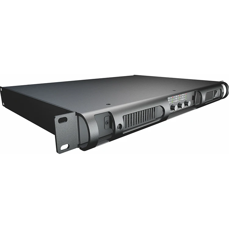 Professional Class D 1U Power Amplifier 4-Channel 4500W Multichannel ...