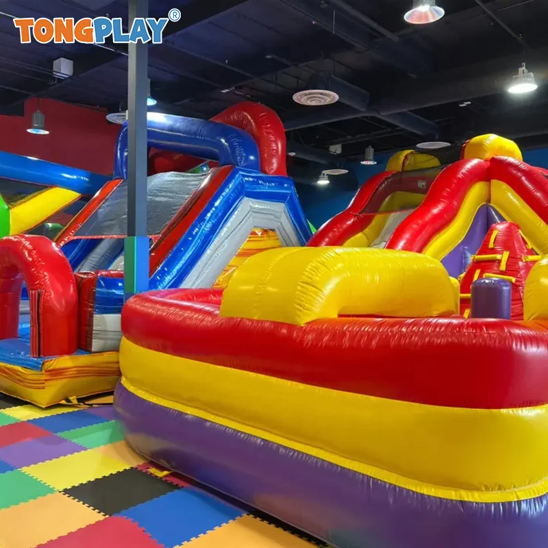 Custom Commercial Game Children Playground Bouncer Slide Combo ...