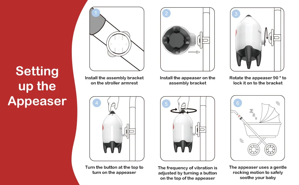 2024 New Baby Product Portable Automatic Baby Stroller Rocker ...
