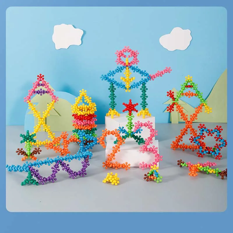 Diy Building Blocks Toys Educational Assembled Building Block for Kids ...
