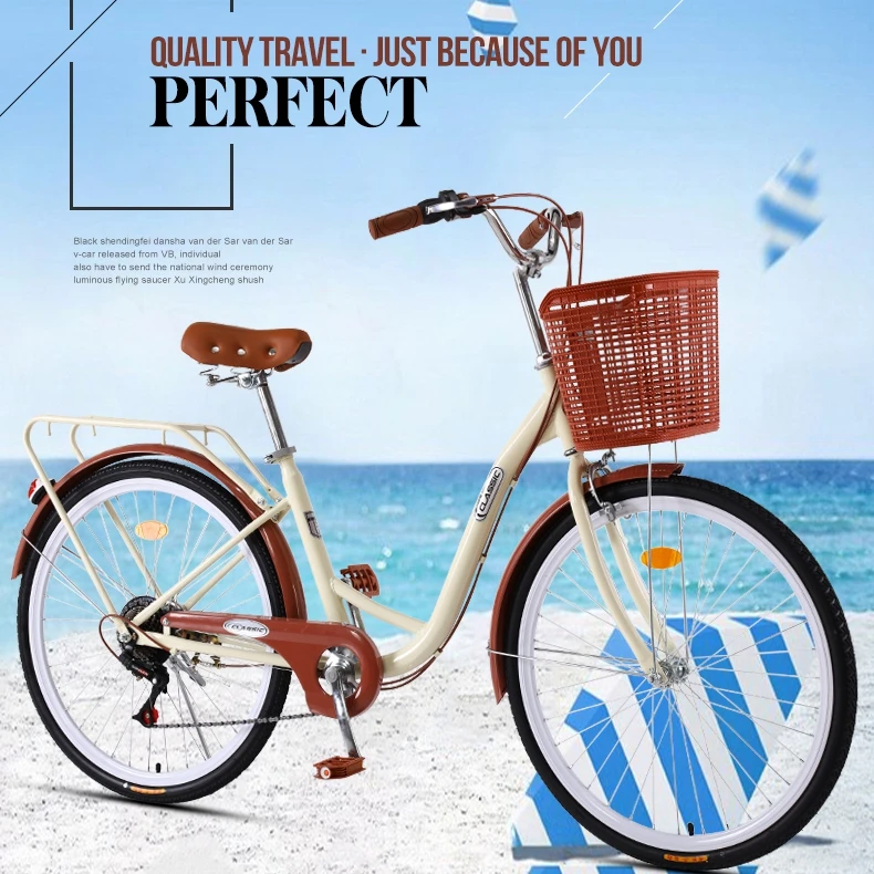 City Lady Retro Women Classic Female Bike Adult Road Mtb Velo Pour Femmes Cycle Sepeda Cruiser ...