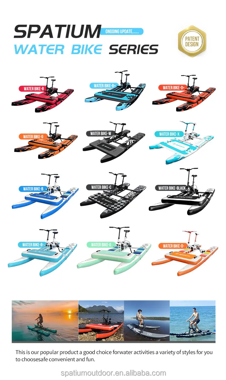 Spatium New Arrival Inflatable 2 Person Waterbike Water Bicycle Hydrofoil Bike For Sale - Buy ...