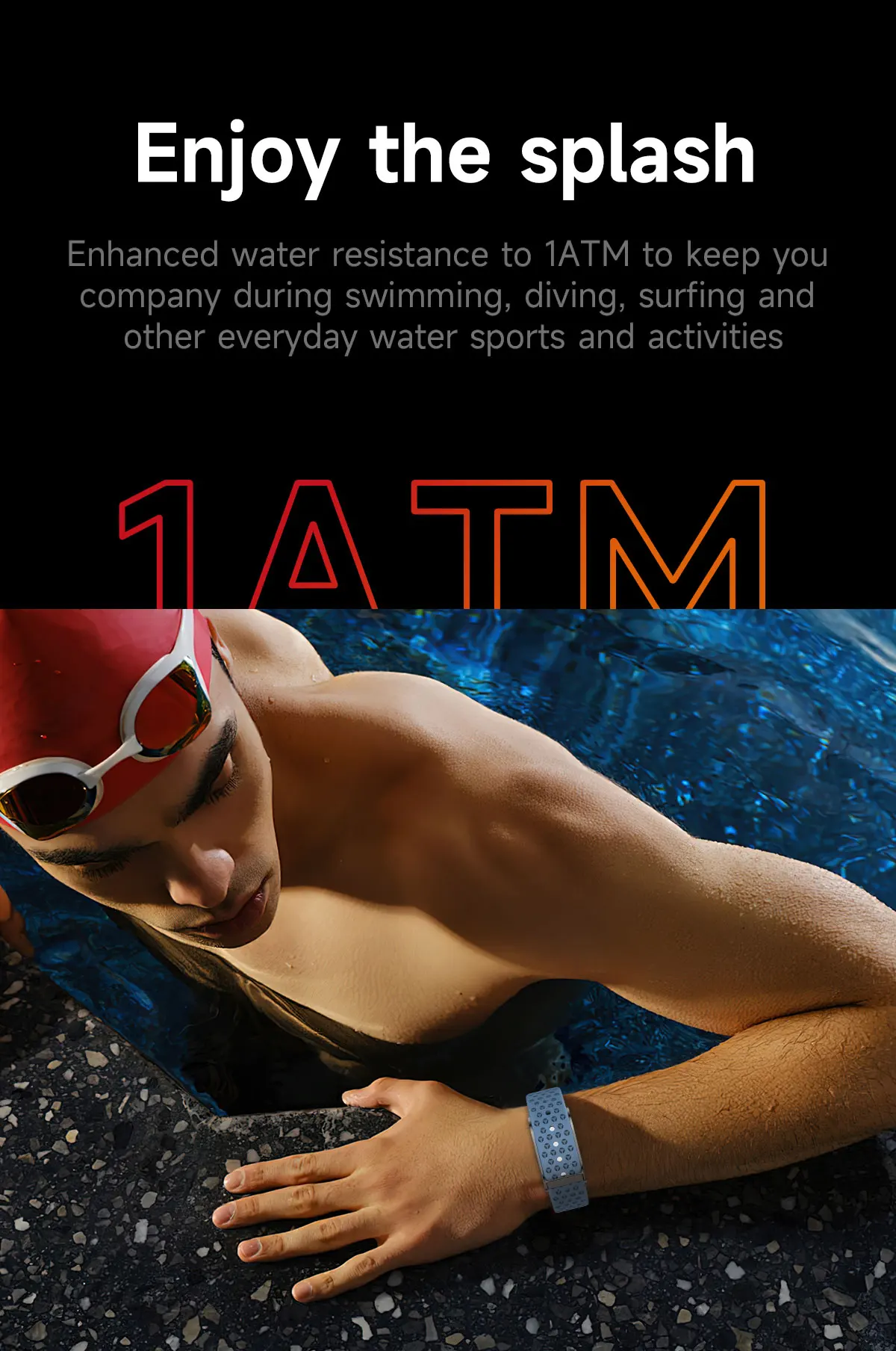 2025 IP68 Sport Activity Tracker - Smart Bracelet Heart Rate Pedometer