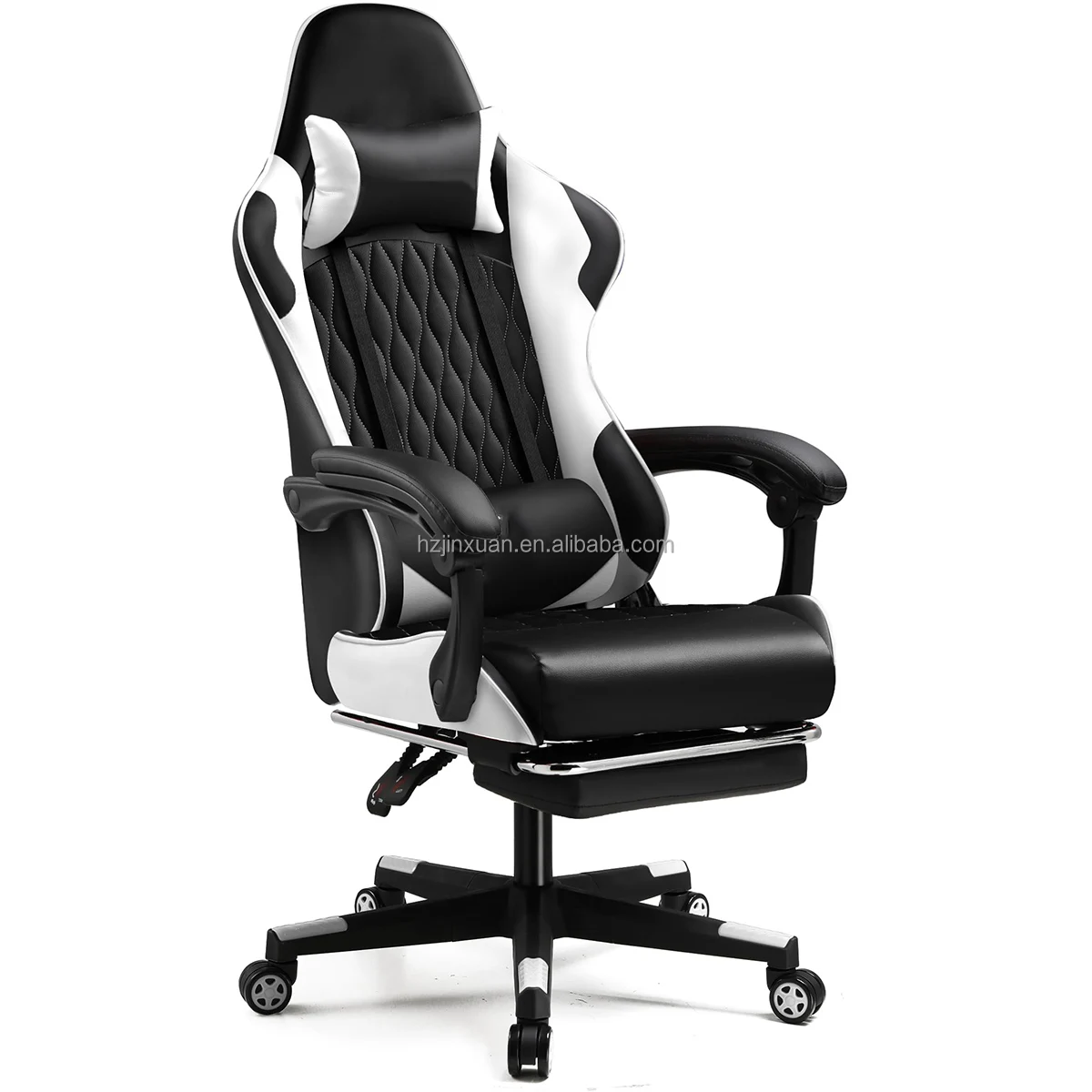 Cheap Gaming Chair Footrest Reclining Swivel Ergonomic Gaming Chair PU ...