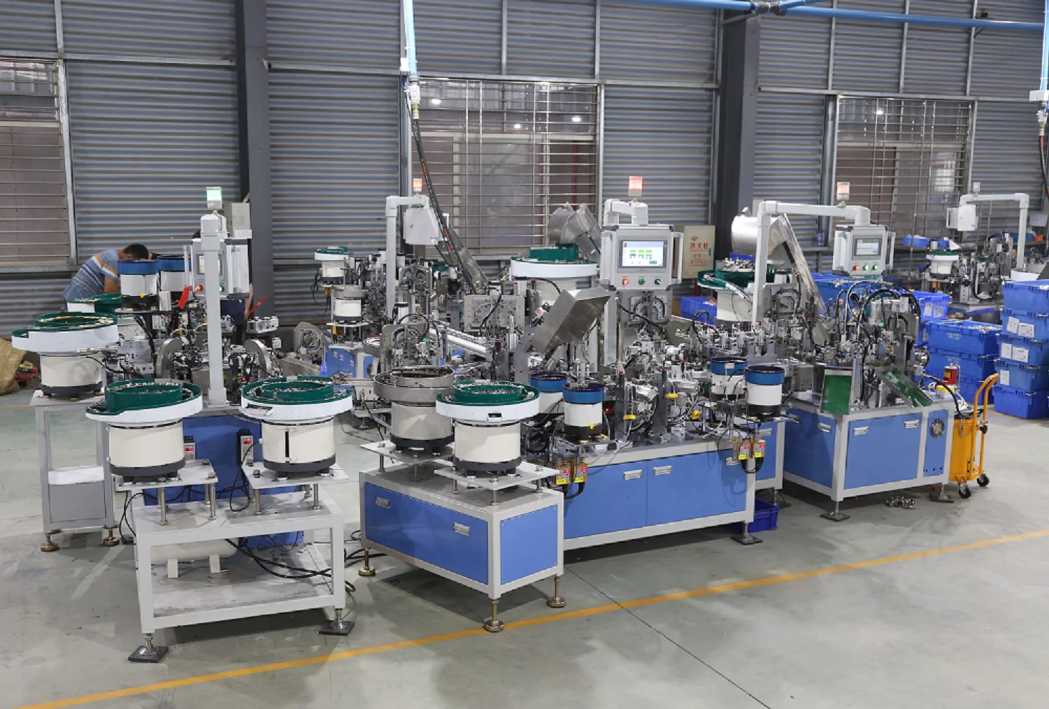 Automatic Hinge Assembly Line - Efficient Cabinet Making