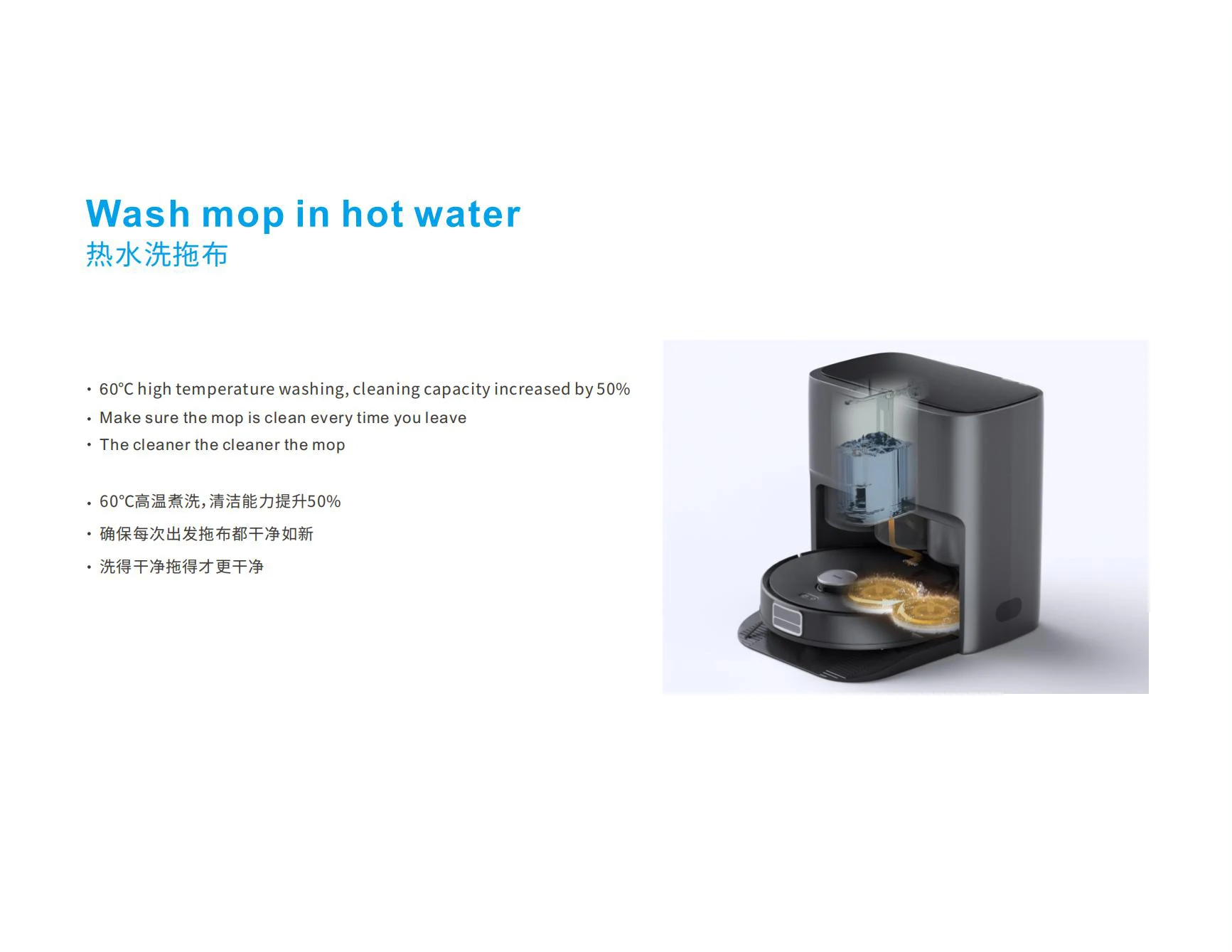 2023 Tuya Smart Home Cleaning Robot - Auto Emptying & Mopping