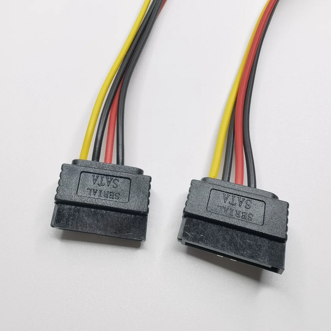 Custom SATA Hard Drive Power Cable Assembly Serial SATA 7 15 22 Pin ...