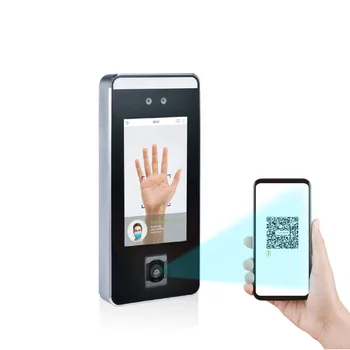 Qr Code Face Recognition Employees Time Attendance System And Palm ...