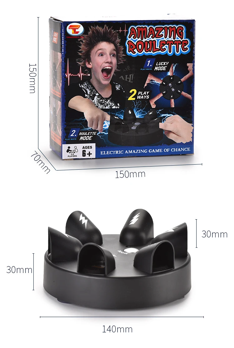 QS Toys Tricky Electric Finger Lie Detector Finger Shock Game Shocking ...