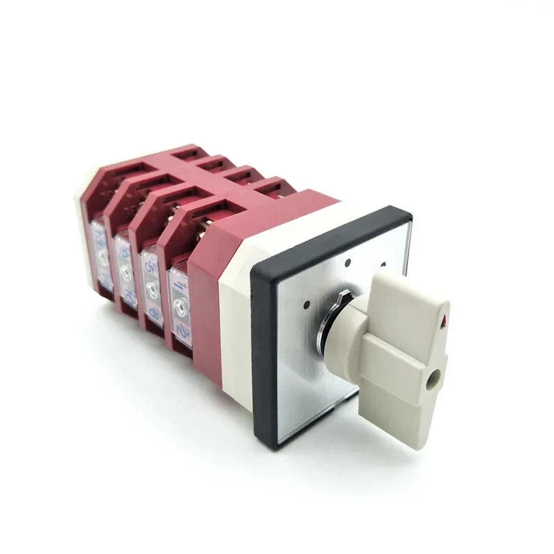 AC 380V 220V 16A 4 Position Rotary Cam Universal Changeover Switch 16 ...