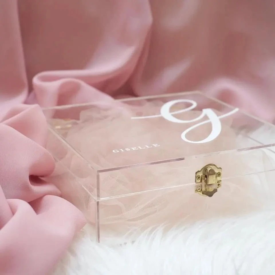 Wholesale Custom Personalized Christening Clear Transparent Acrylic ...